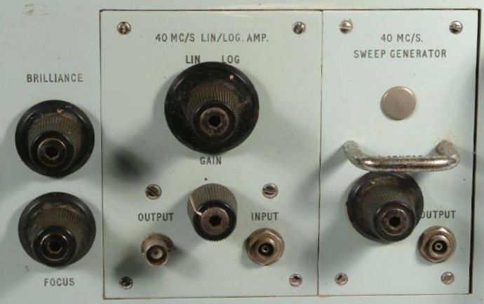 RACAL wobbulator controls